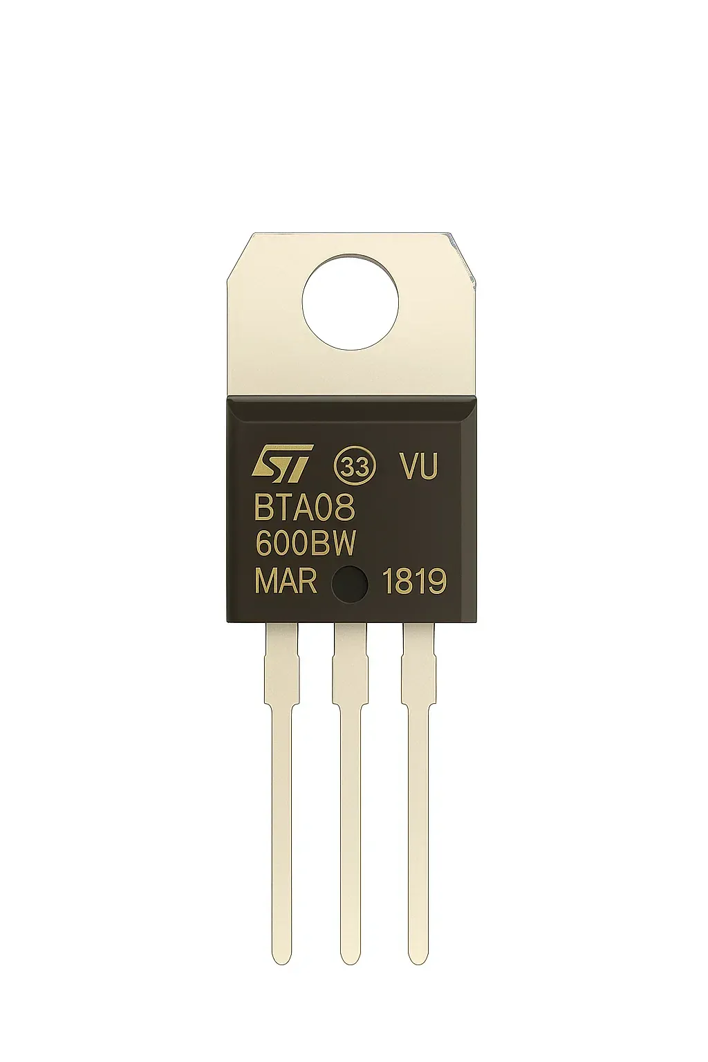 StarTeck | TRIAC ALTERNISTOR 600V 8A TO220 BTA08-600BWRG